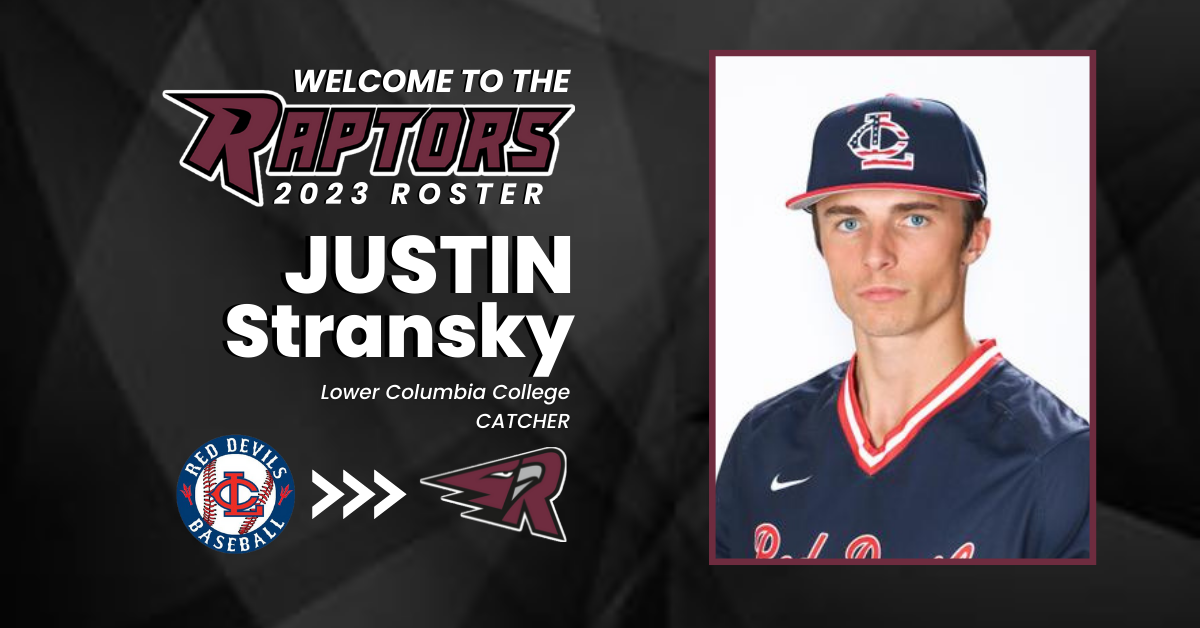 Raptors Welcome Lower Columbia Catcher: Justin Stransky – Ridgefield ...